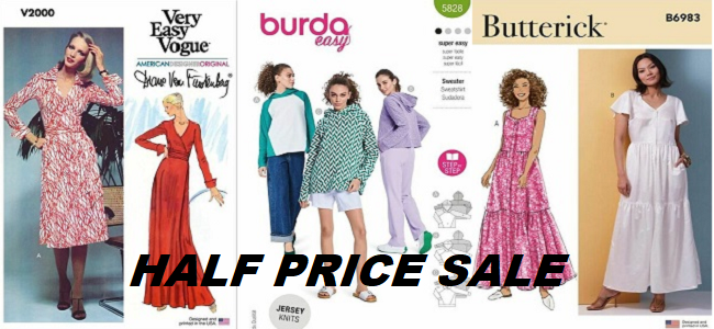 Sewing Patterns- Simplicity, Burda, New Look, Vogue, Kwik Sew. Out of ...